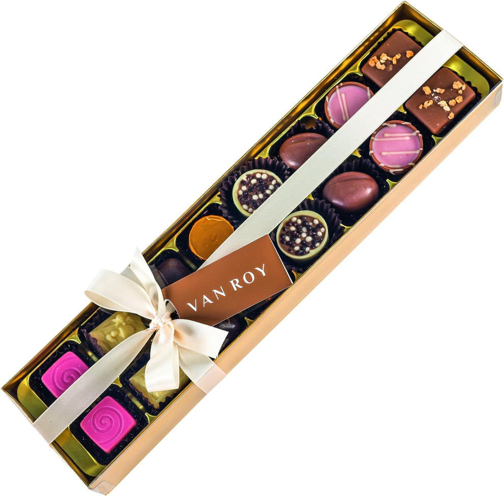Van Roy 16 Assorted Belgian Chocolates | Harvest and Green